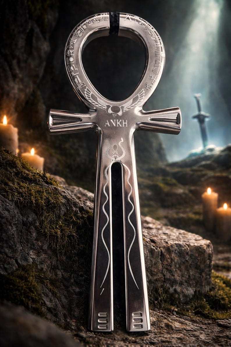 Ankh Tuning Fork Sound Healing Instrument | Sacred Egyptian Symbol ...