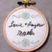 Hand Embroidered Signature of Loved One, Signature Embroidery Hoop - Etsy