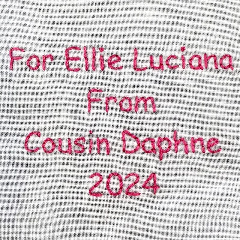 Embroidered Quilt Labels - Etsy