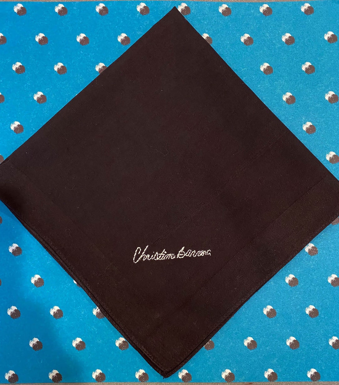 Wedding Signature Handkerchief, Custom Hand Embroidered Cotton - Etsy