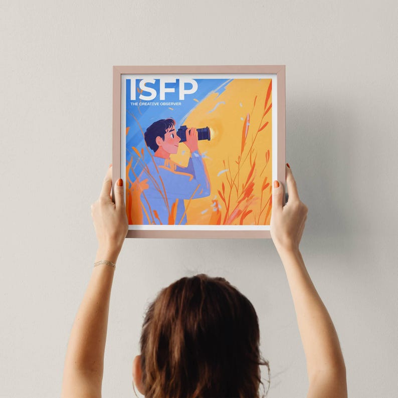ISFP MBTI Personality Printable Wall Art the Creative Observer Home ...