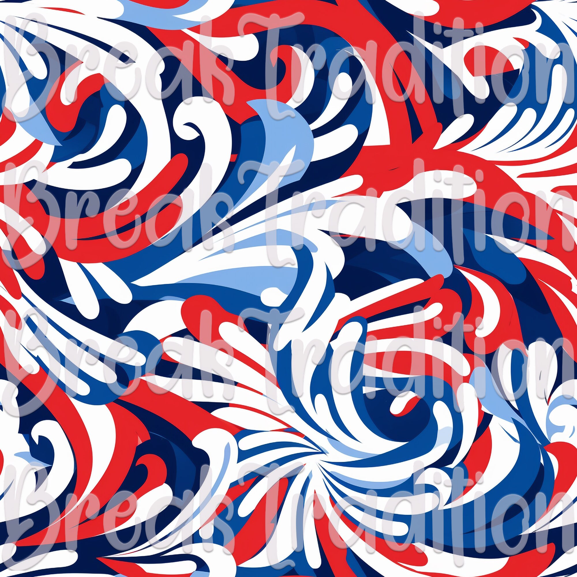 Celebrate Red White Blue USA Seamless PNG Patterns Traditional - Etsy