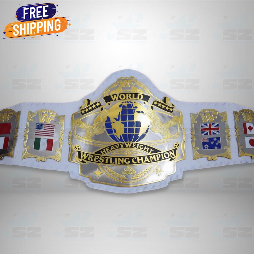 Andre Giant Hogan 1987 Championship Wrestling Belt Replica | Real ...