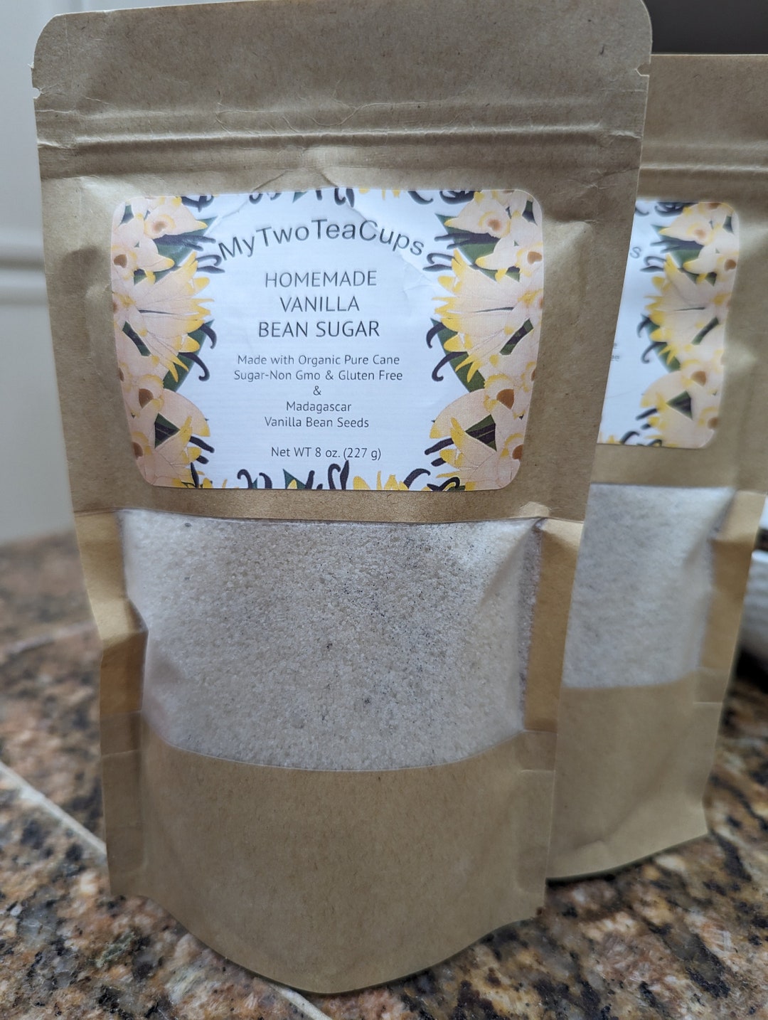 Homemade Madagascar Vanilla Bean Sugar - Organic Cane Sugar, Gluten ...