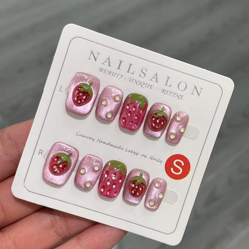 Shortcake Press on Nails - Etsy
