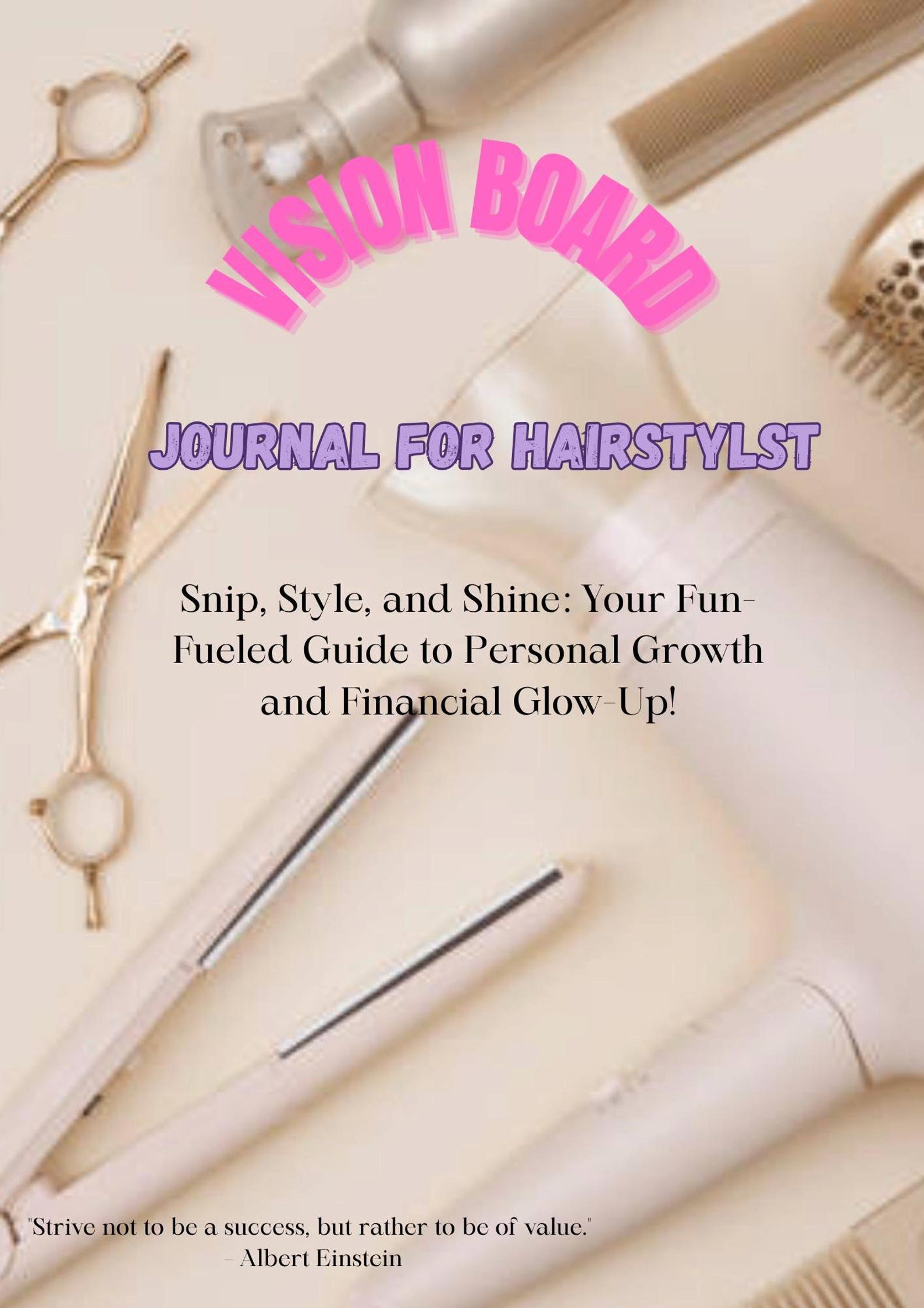 Beauty Boss Vision Board Kit – Editable Canva Template + Printable PDF ...