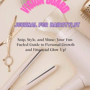 Beauty Boss Vision Board Kit – Editable Canva Template + Printable PDF ...