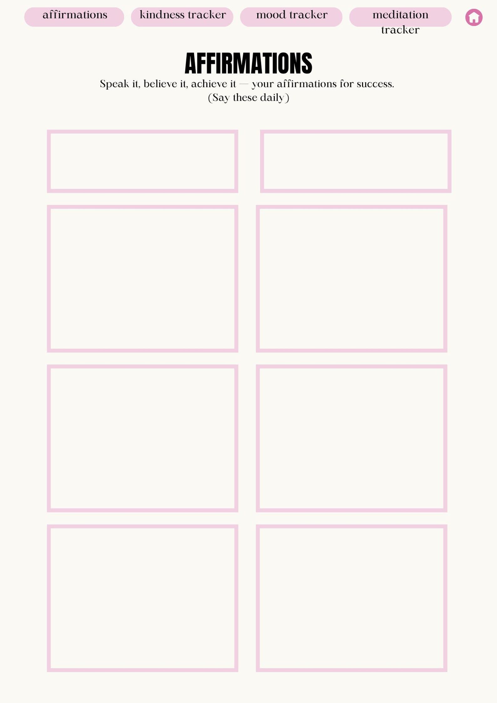 Beauty Boss Vision Board Kit – Editable Canva Template + Printable PDF ...