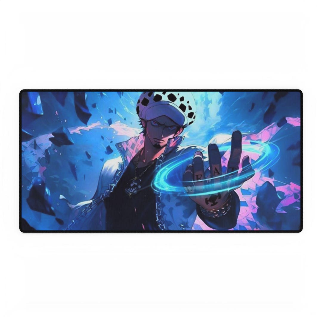 Trafalgar Law Desk Mat, One Piece Anime, Gaming Mouse Pad - Etsy
