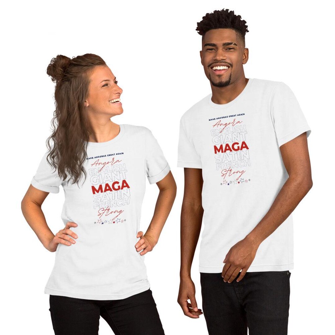 MAGA Angora Rabbit Shirt White - Etsy