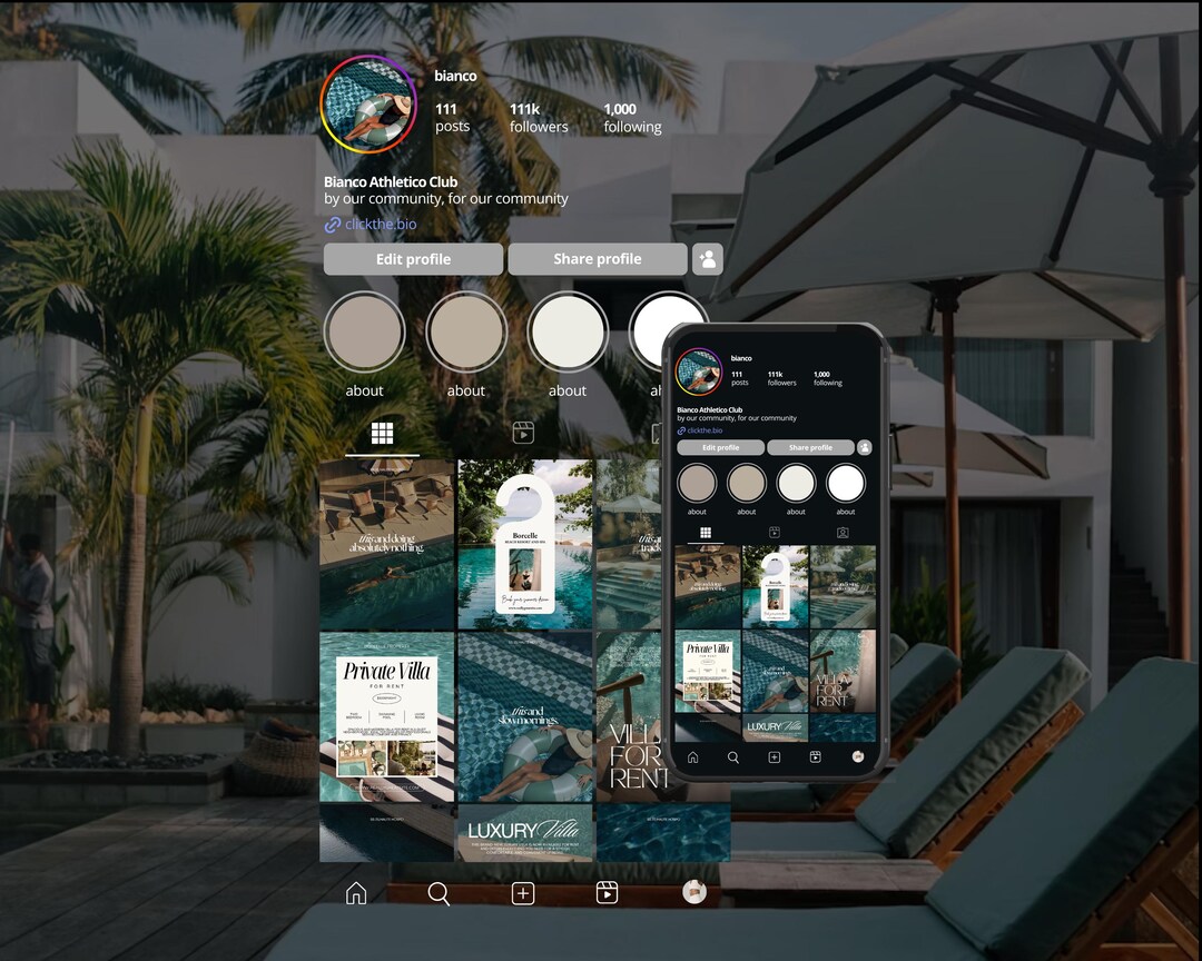 50 Airbnb Instagram Templates Canva Editable – Social Media Posts for ...