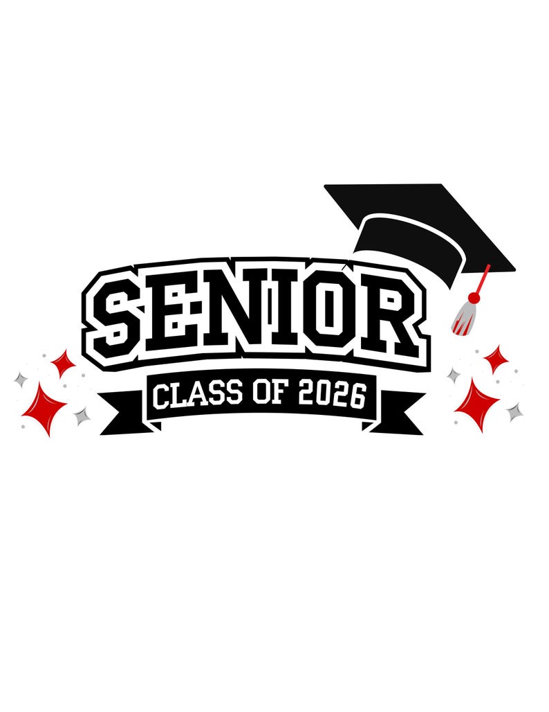 Graduation Class of 2026 Image CUSTOM CLASS COLORS - Etsy