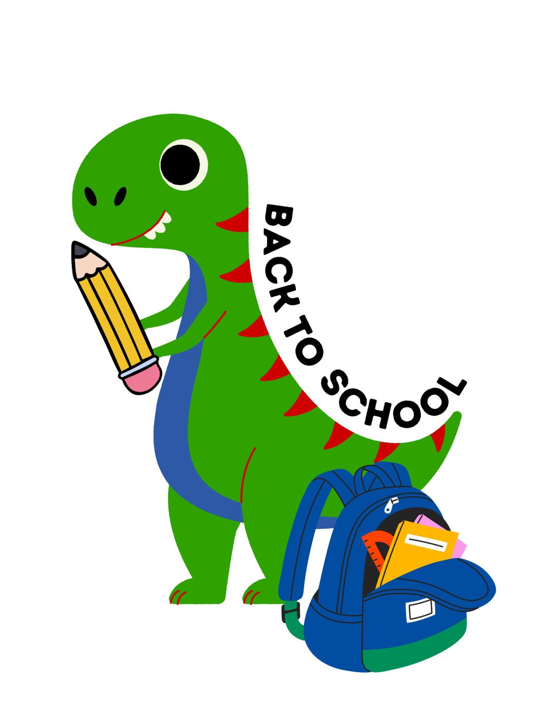 Back to School DINOSAUR! - Etsy