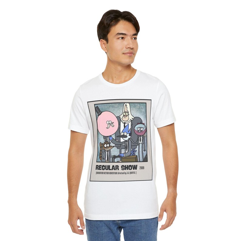 Regular Show T-shirt: Mordecai and Rigby Cartoon Graphic Tee - Etsy