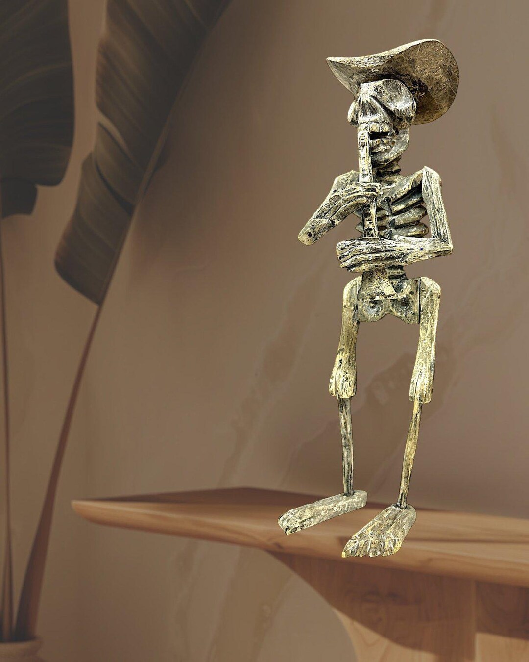 Skeleton With Flute - Etsy
