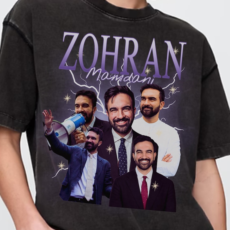 Zohran Mamdani Retro Comfort Colors T-shirt: Political Graphic Tee - Etsy