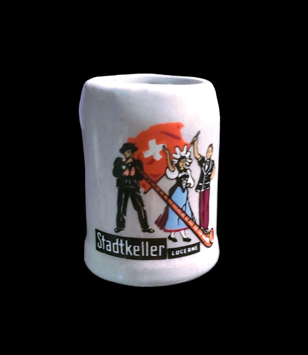 Vintage Stadtkeller Lucerne Swiss Mini Mug Shot Glass. - Etsy