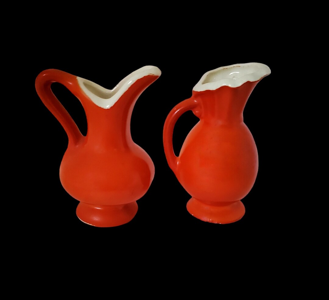 2 Cameron Clay Miniature Pottery Pieces in Sevilla Red. - Etsy