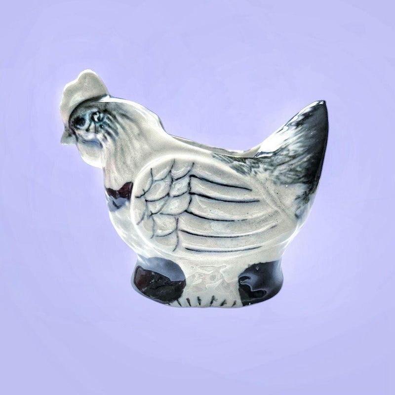 Hen Planter - Etsy