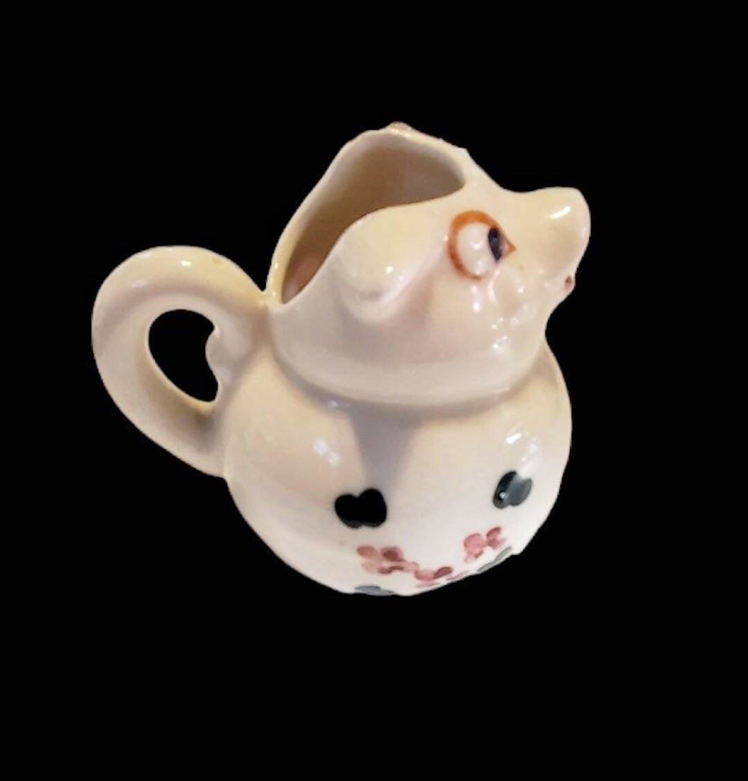 Cute Vintage Pig Creamer! Wide Eyed and One Ear Up. - Etsy