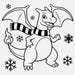Charizard Christmas Svg Png: Whimsical Design for Holiday Decor - Etsy