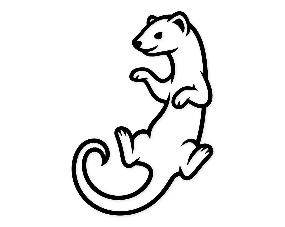 Weasel Icon Svg Png: Cut Ready Digital Design for Cricut Silhouette - Etsy