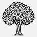 Whimsical Tree Icon Svg Png: Cut Ready Digital Design for Cricut ...