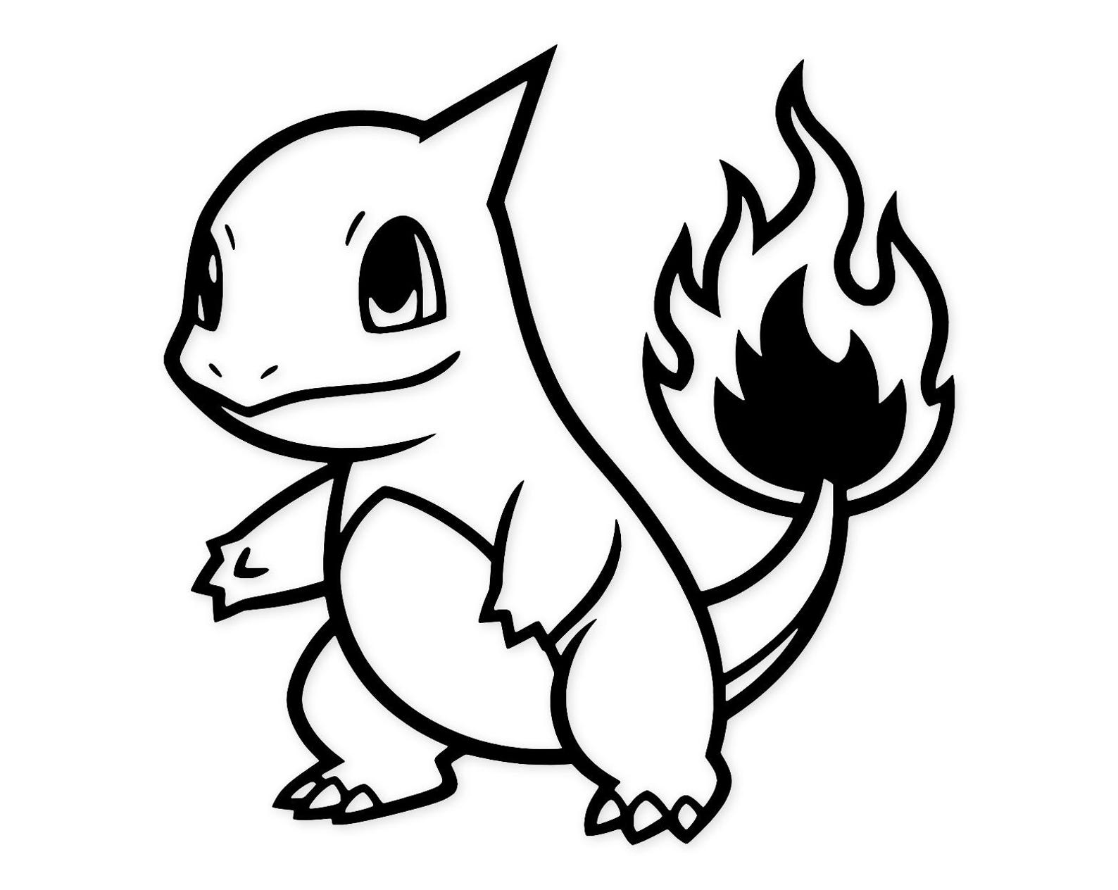 Charmander Flame Svg Png: Cut Ready Digital Design for Cricut ...