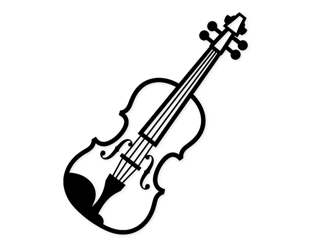 Violin Icon Svg Png: Minimalist Cut File for Crafts - Etsy