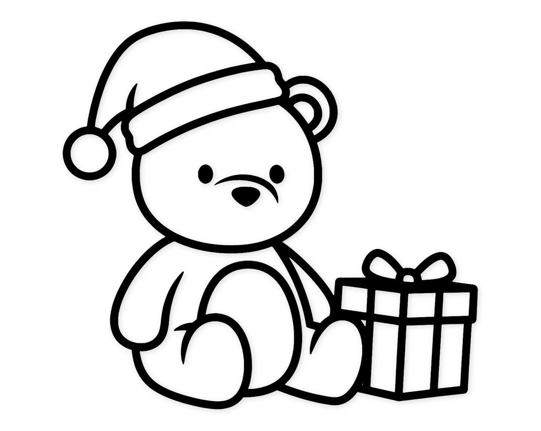 Teddy Christmas Icon Svg Png: Cut Ready Digital Design for Cricut ...