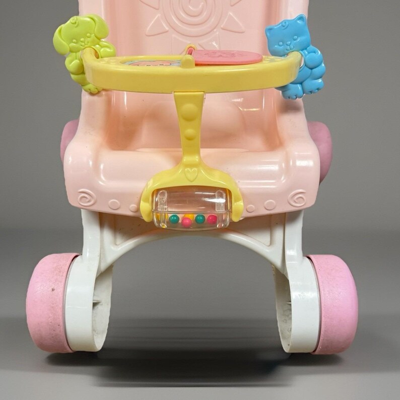 Fisher-price Brilliant Basics Stroll Along Walker Sturdy Toy Doll ...