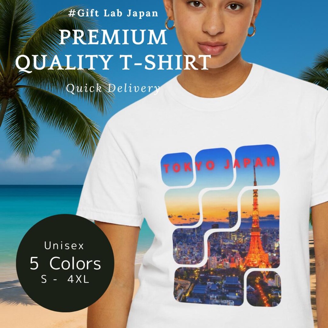 Tokyo Japan Graphic T-shirt With Retro Panel Cityscape Design | Unique ...