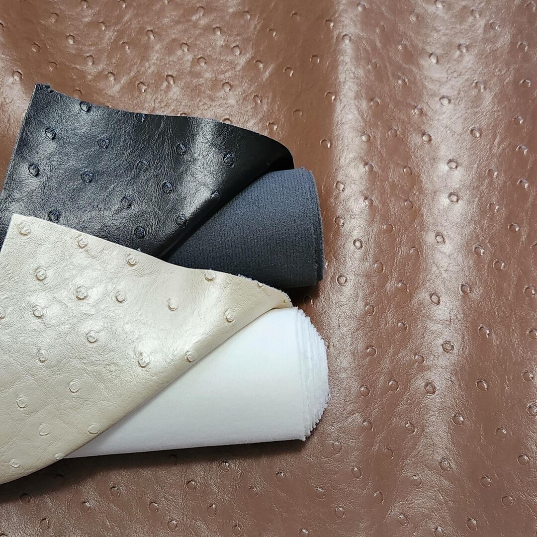 Ostrich Vinyl / Ostrich Leather / Ostrich Skin Embossed Vinyl ...