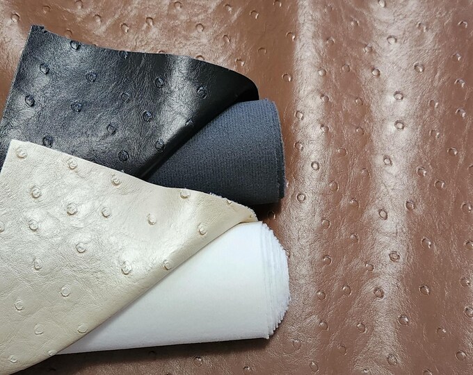 Ostrich Vinyl / Ostrich Leather / Ostrich Skin Embossed Vinyl ...