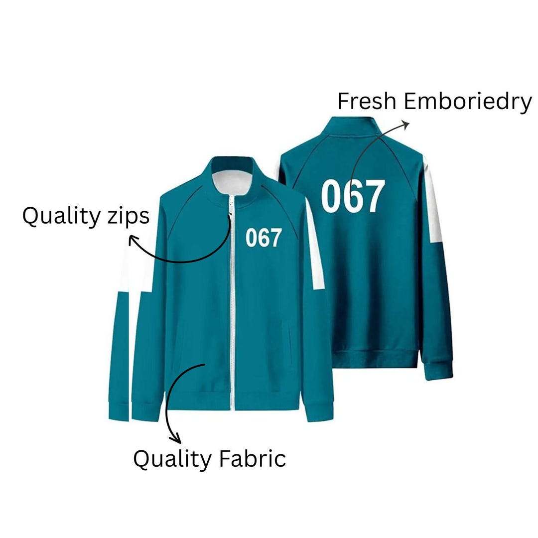 Green Tracksuit Jacket & Pant Inspired by Korean Famous Series With ...