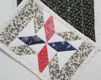 Patchwork Mug Rugs | Etsy