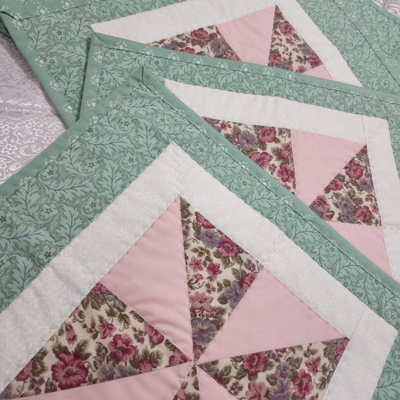 Pink and Mint Green - Etsy