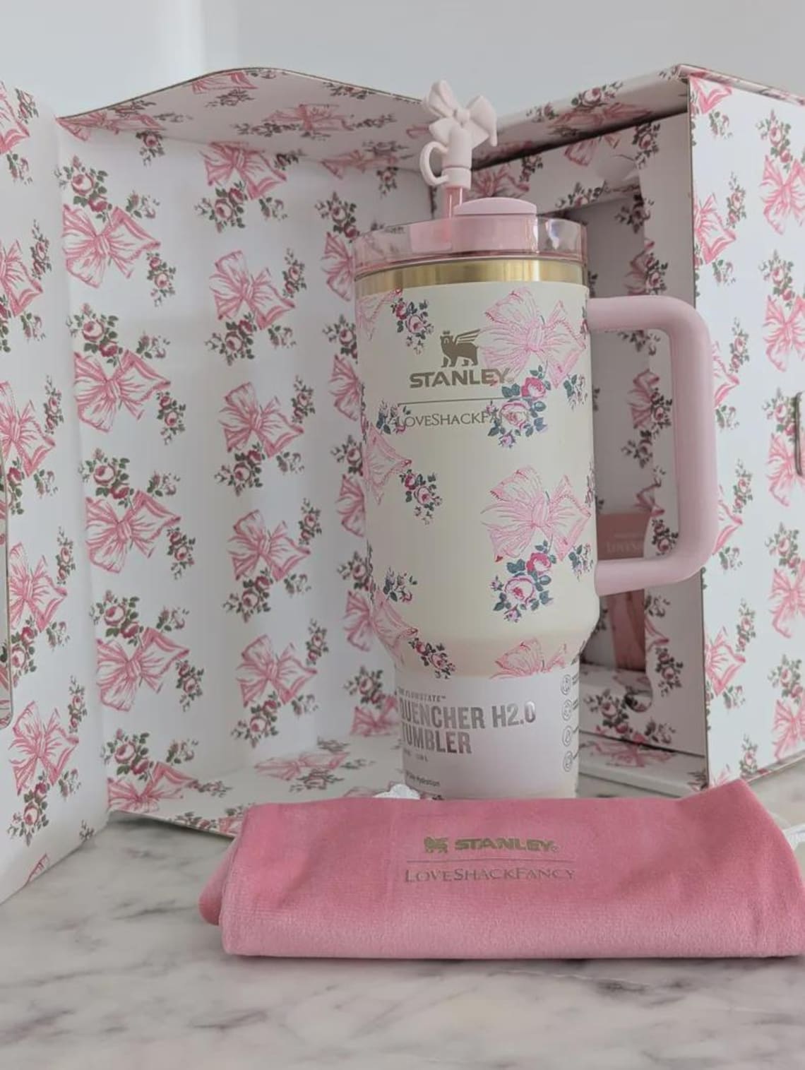 Love Shack Fancy Stanley Coquette Tumbler Custom Gift Pack ...