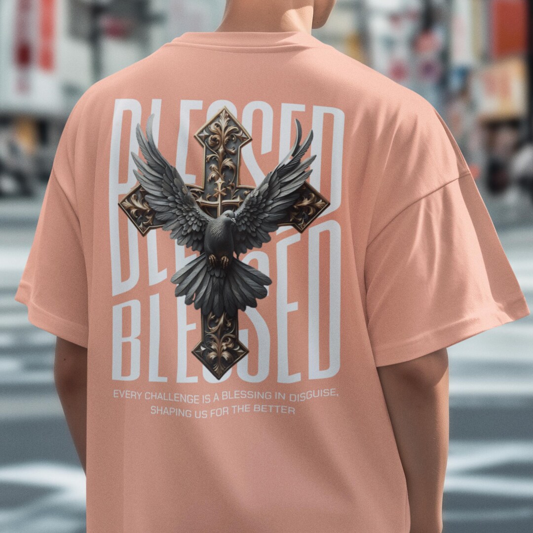 Blessings on Blessings Christian T-shirt | Faith-based Inspirational ...