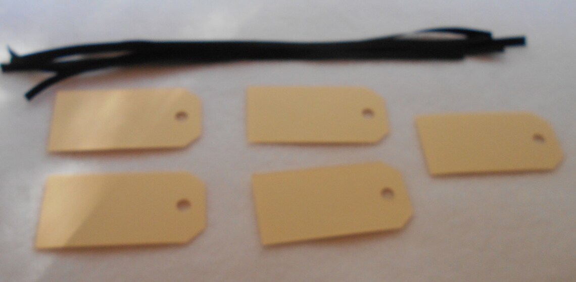 Halloween Gift Tags, Hand Stamped Spider Webs, Set of 5, Matching Black ...