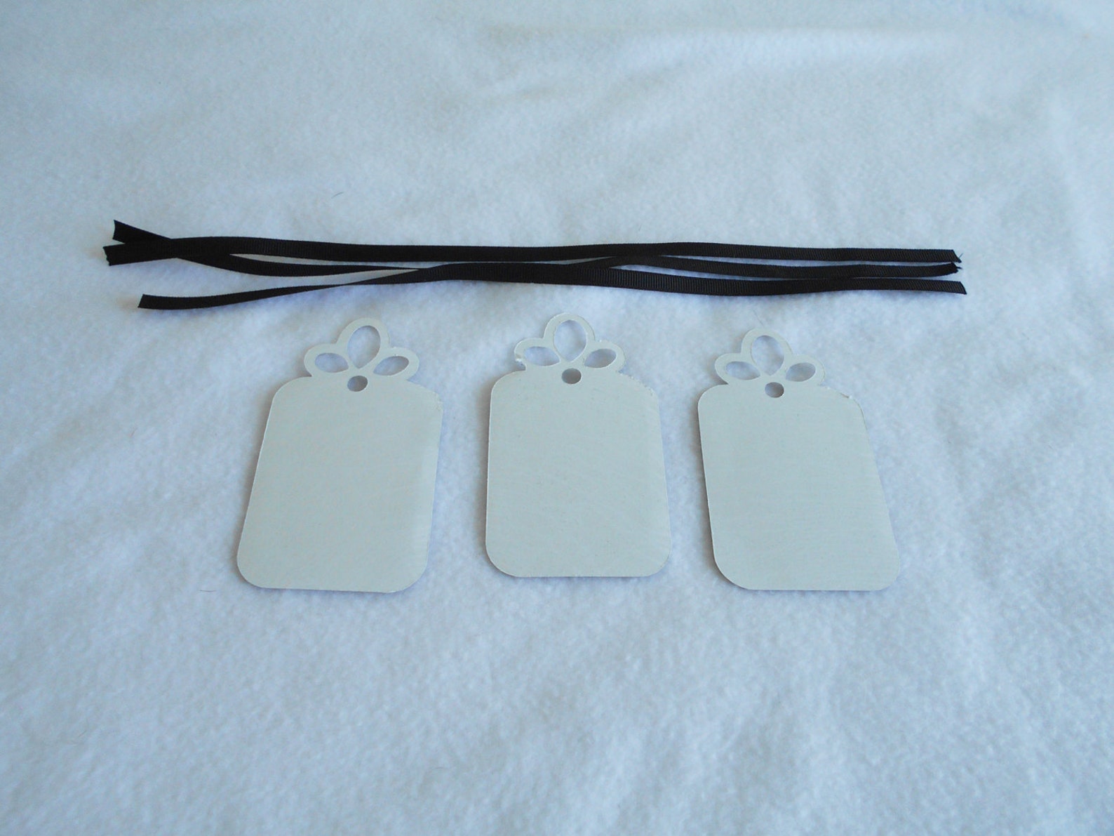 Halloween Tags, Hand Stamped Spider Web, Die Cut Gift Tags, Set of 3 ...