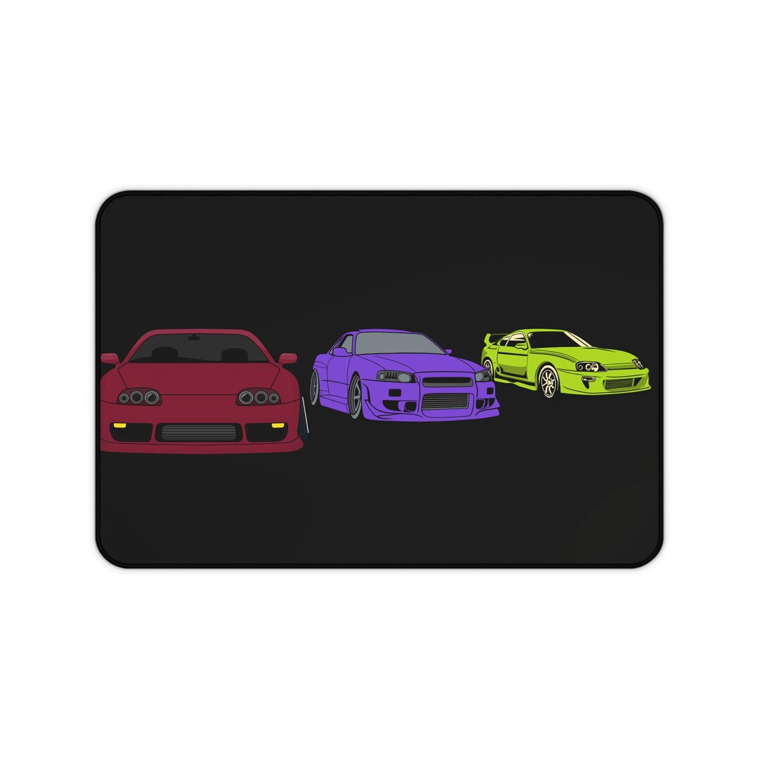 Racing Car Desk Mat - Ideal for Gamers, Car Enthusiasts, Office Decor ...