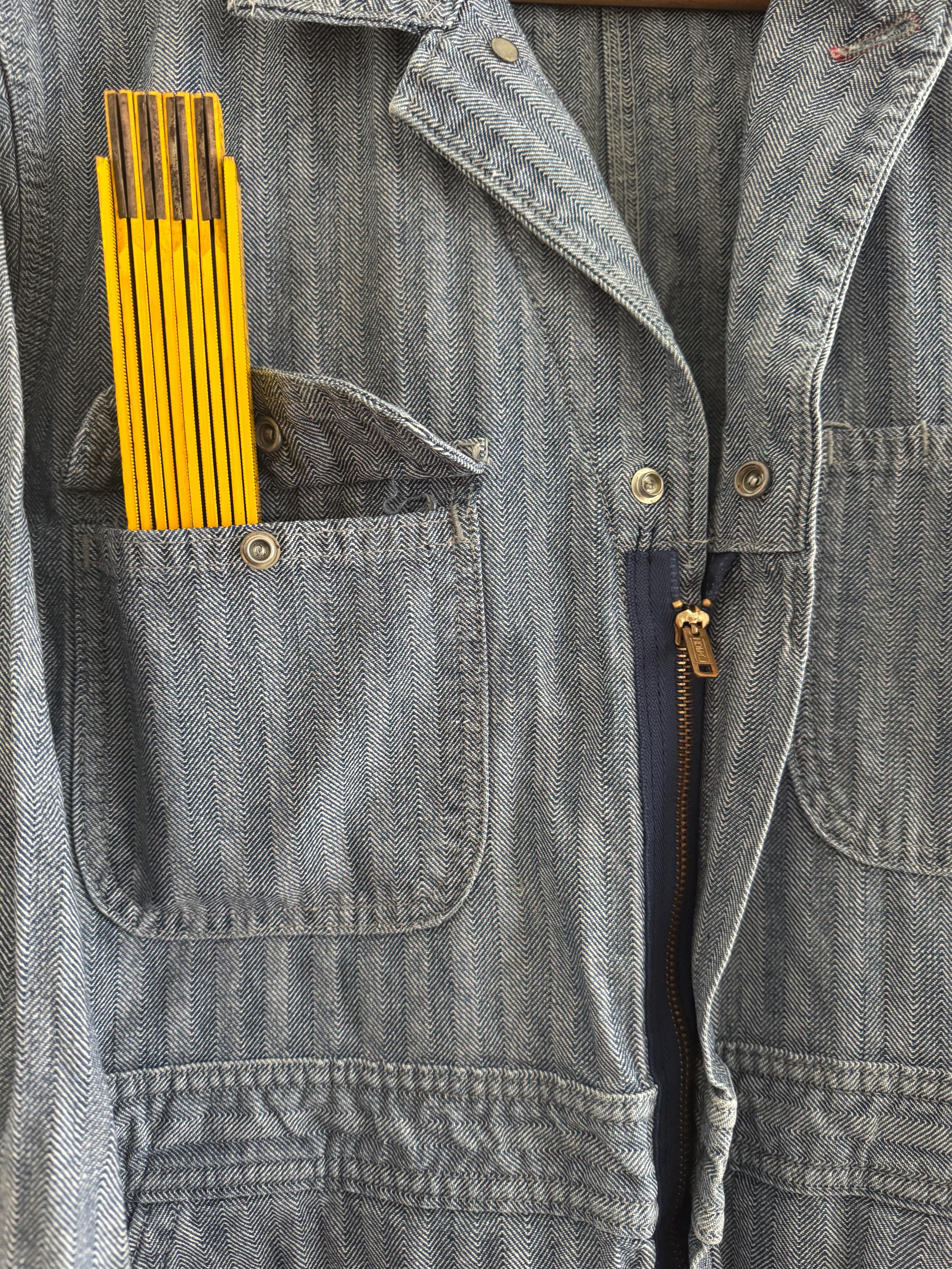 Big Mac Herringbone Twill Coveralls Vintage - Etsy