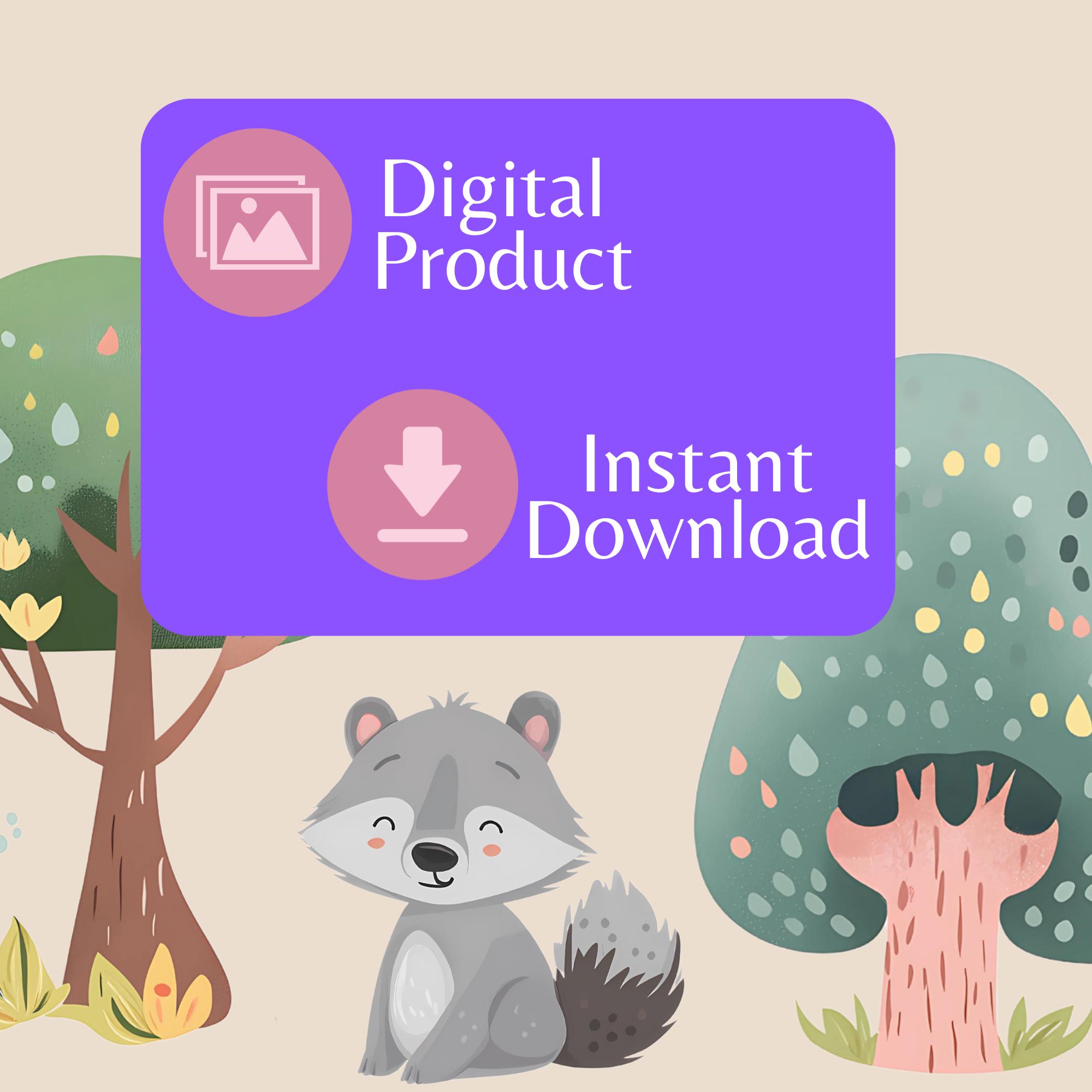 Forest Animals Clipart, Clipart for Commercial Use, Transparent Png's ...