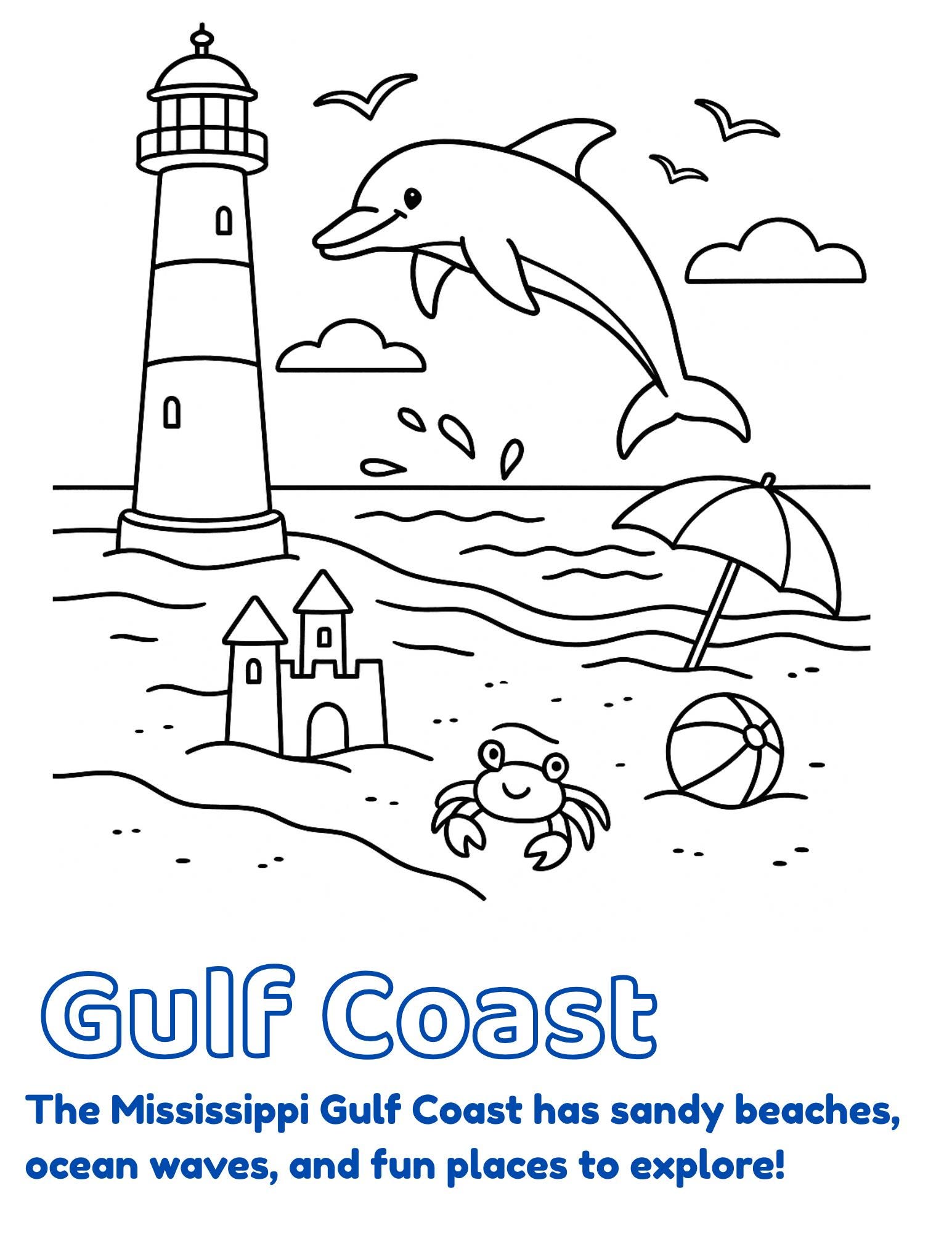 Abcs of Mississippi Coloring Book - Etsy