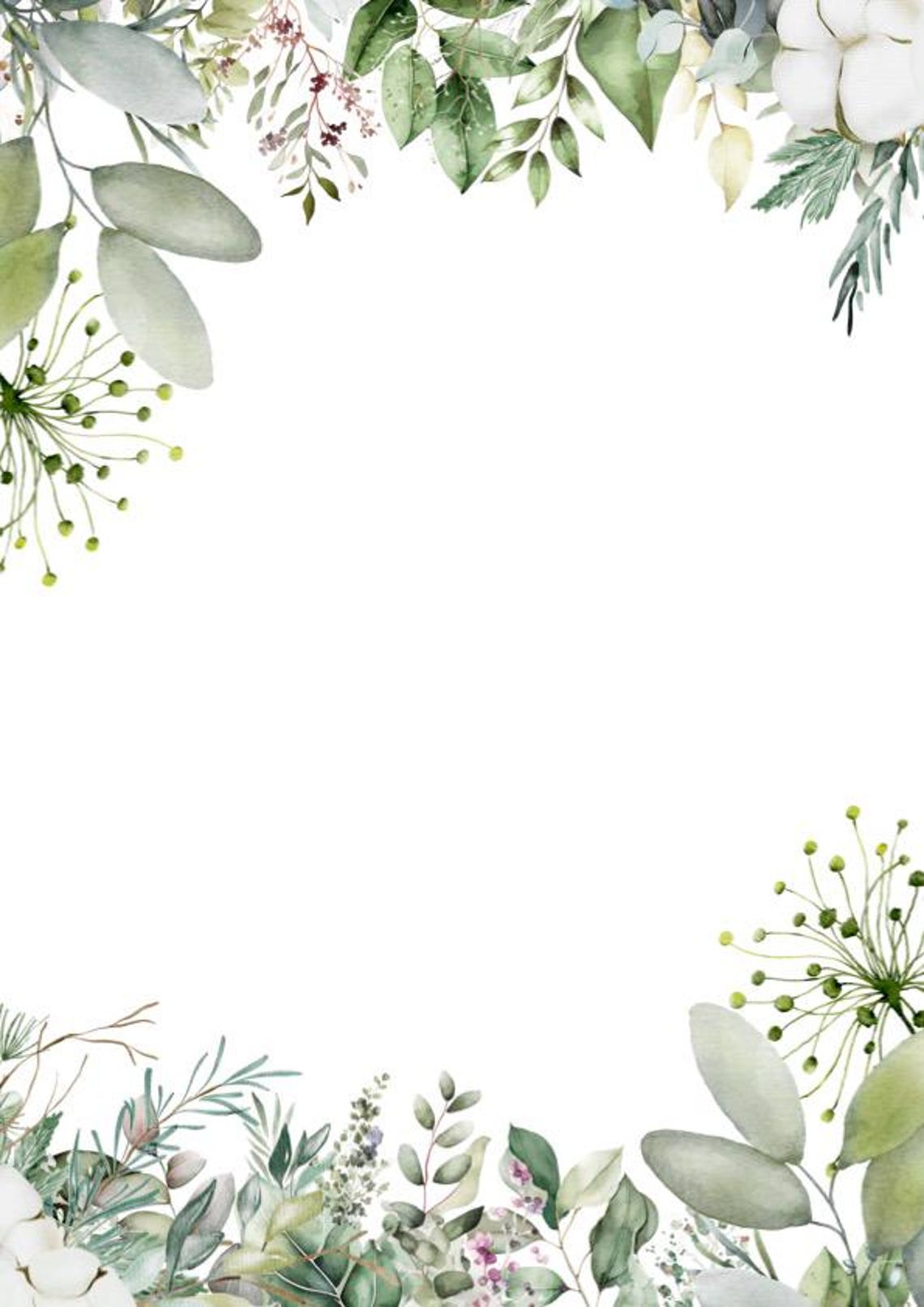 Green Ivy Floral Stationary Letter Writing - Etsy