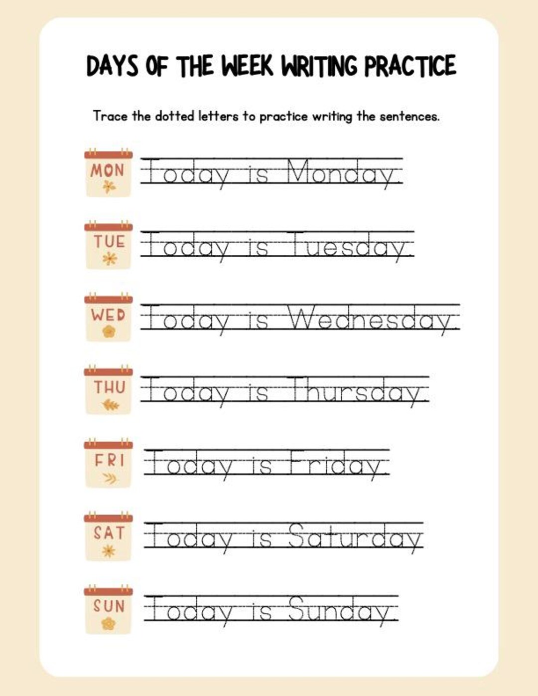 Grade 1 Writing Practice Workbook - Etsy