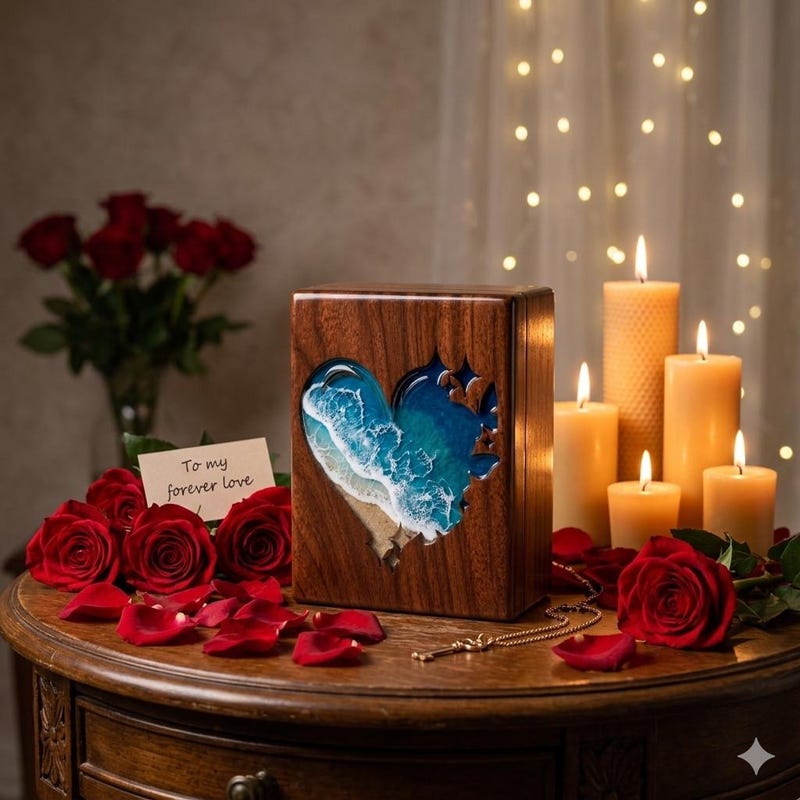 Ocean Themed Keepsake Box - Etsy