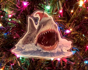 JAWS SHARK Christmas ORNAMENT - Etsy