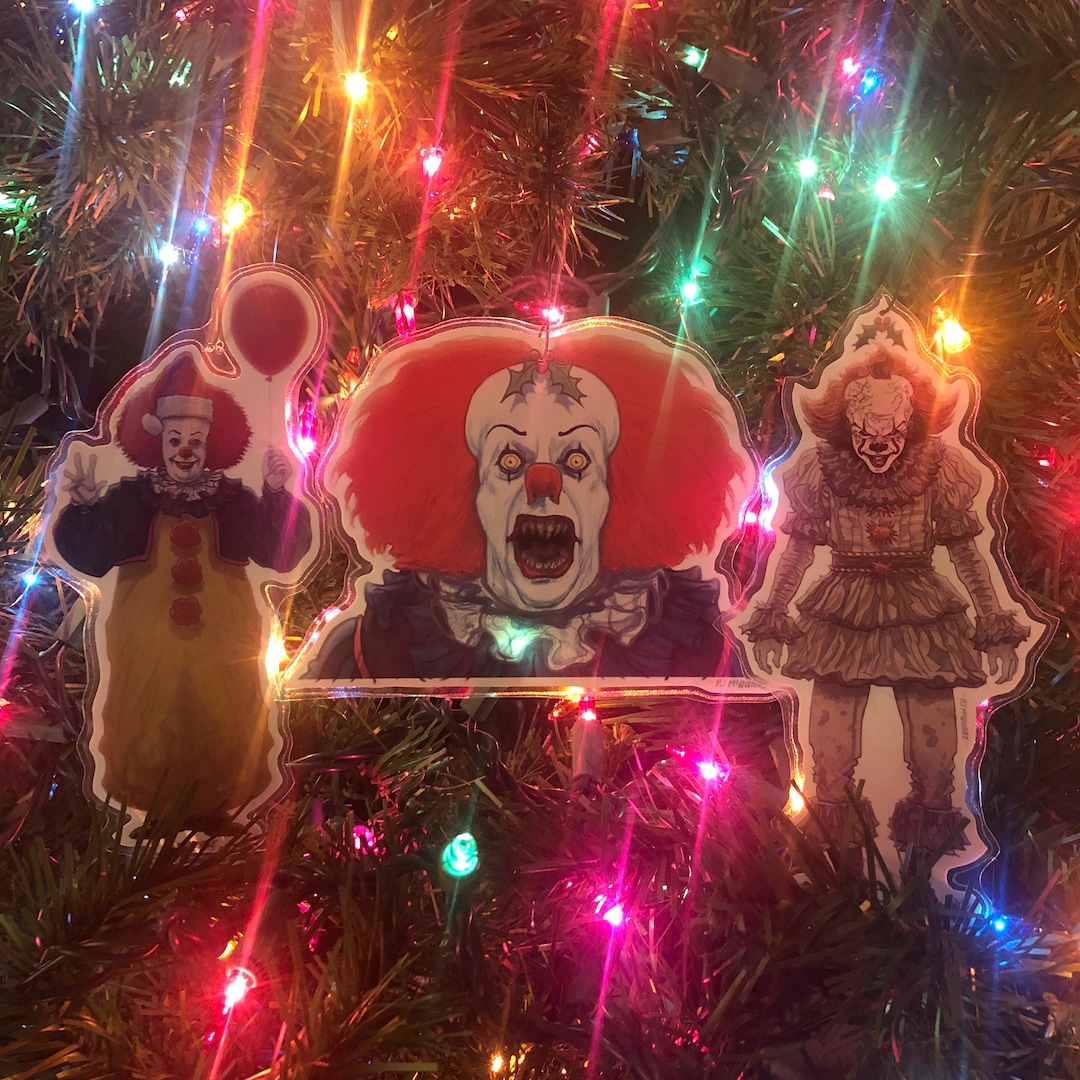 Pennywise CHRISTMAS ORNAMENT 3 Pack - Etsy